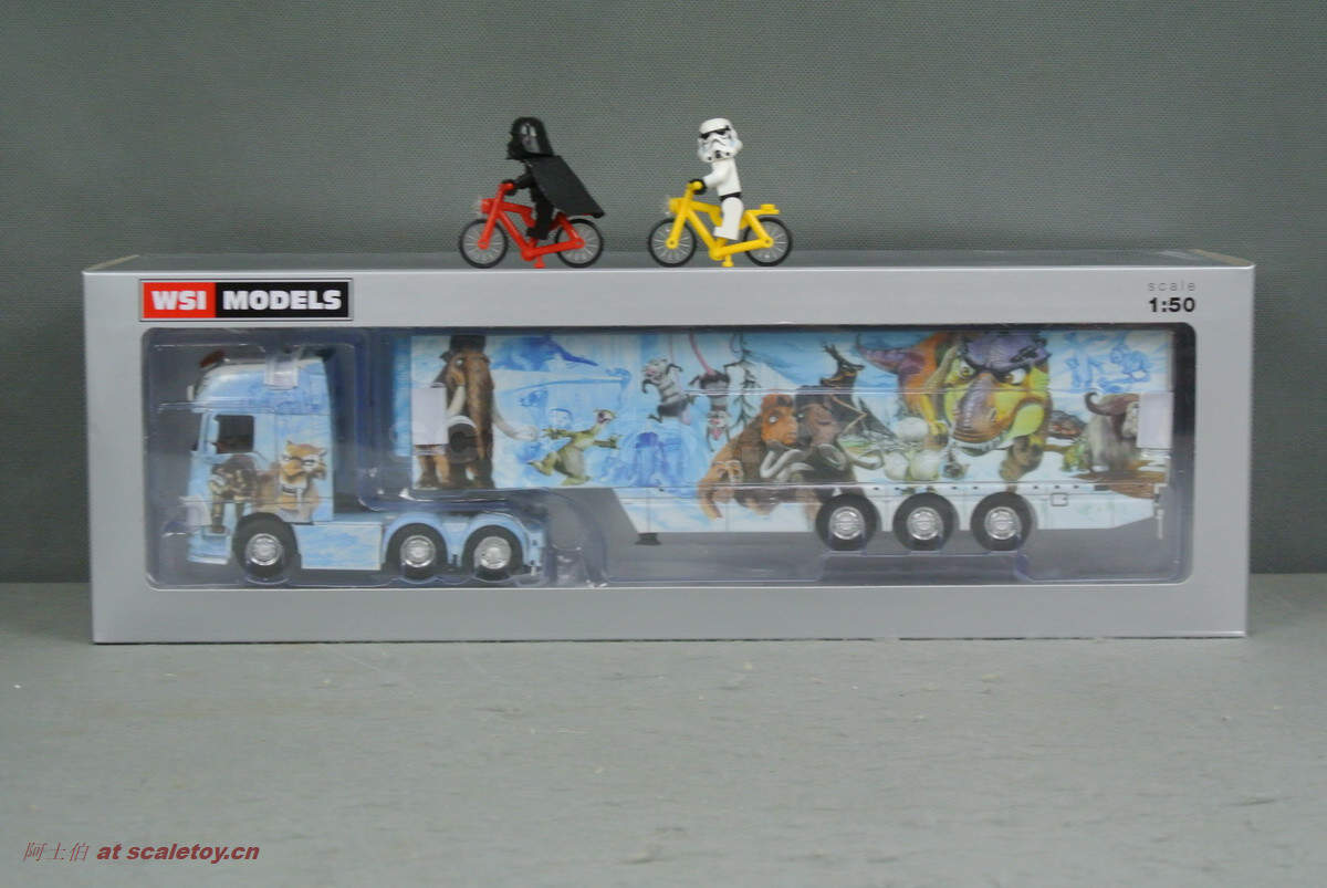 比例模型玩具天地 » [WSI] DAF XF SUPER SPACE CAB 3x with 3x REEFER TRAILER ...