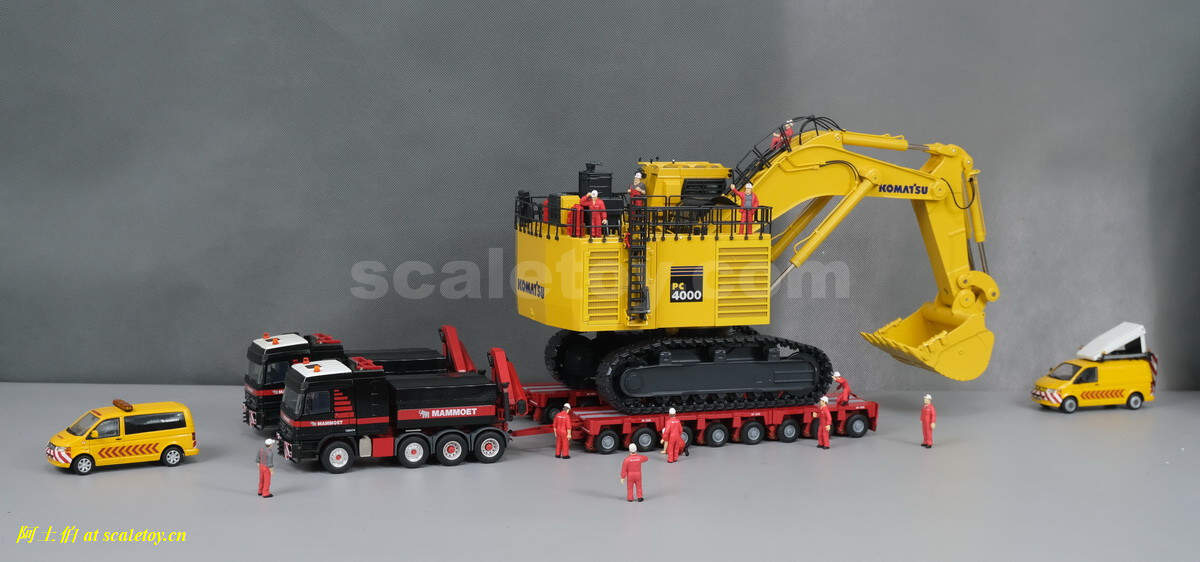 比例模型玩具天地 » [NZG] KOMATSU PC4000 mining excavator – backhoe 小松PC4000矿用挖掘机 反铲