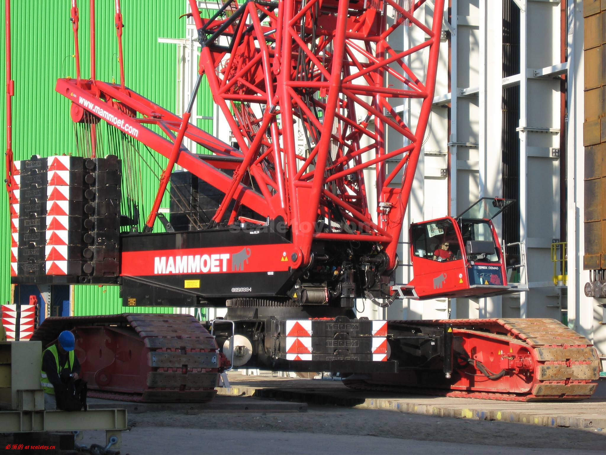 比例模型玩具天地 » [IMC]1:50 MAMMOET DEMAG CC 2800-1 德马格600T履带式起重机 荷兰猛犸象涂装（2023 ...