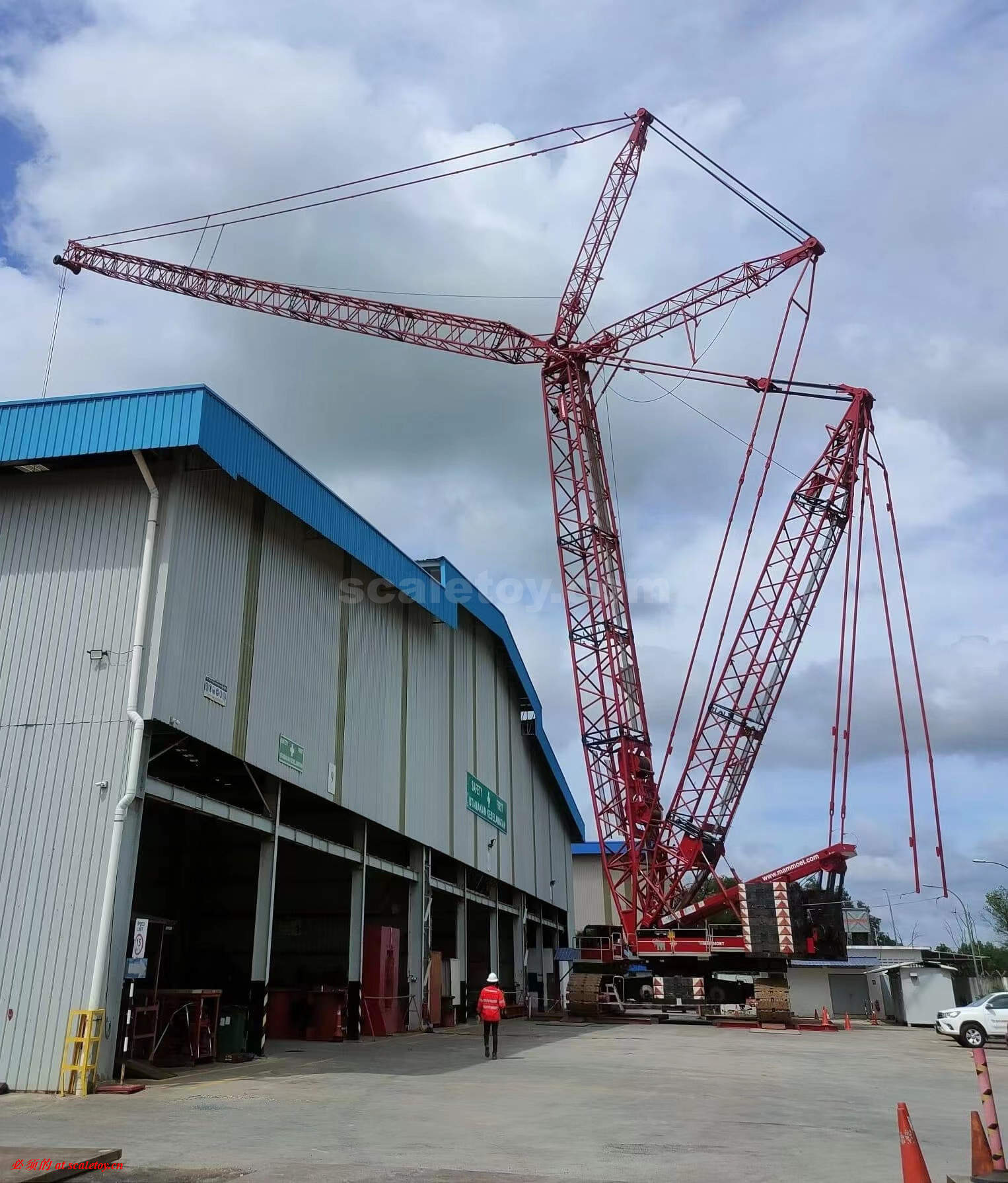 比例模型玩具天地 » [IMC]1:50 MAMMOET DEMAG CC 2800-1 德马格600T履带式起重机 荷兰猛犸象涂装（2023百图拜年）