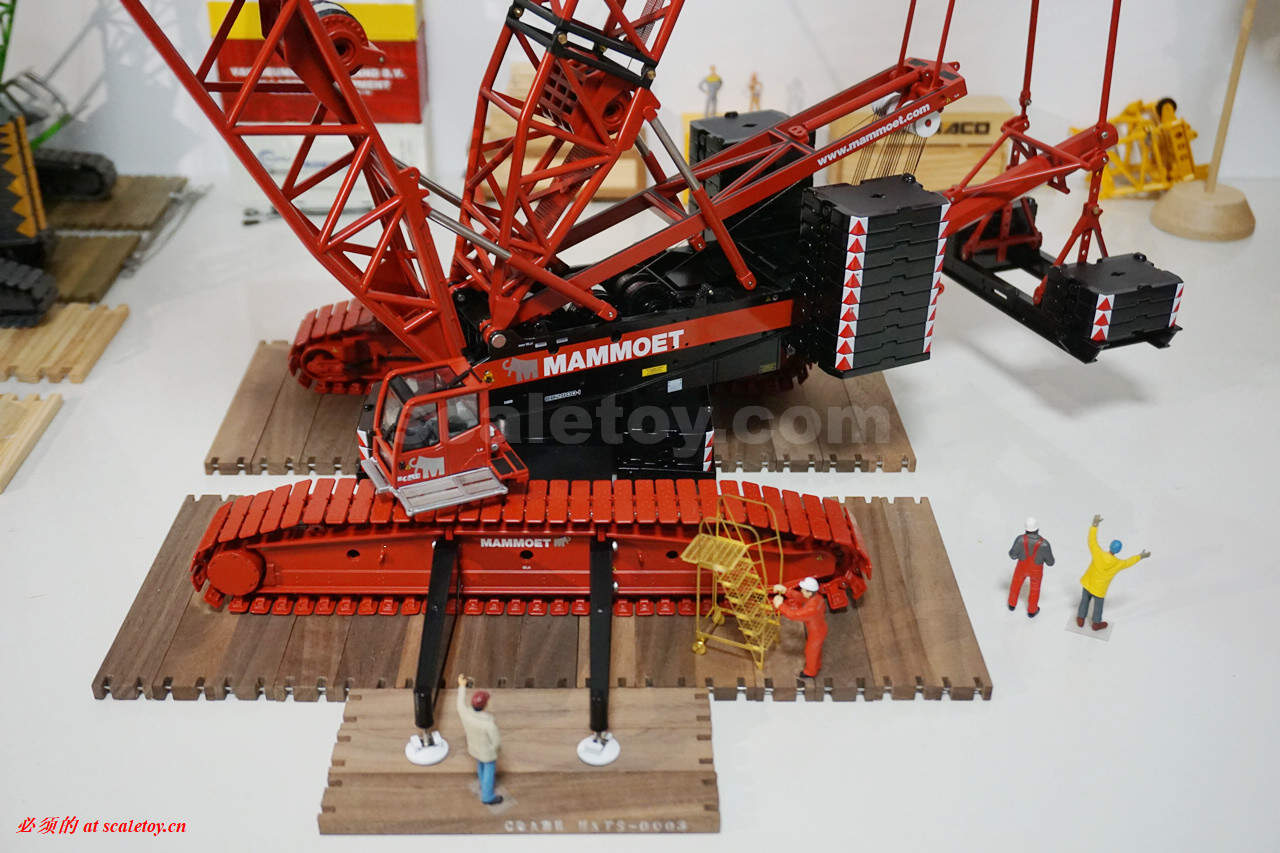 比例模型玩具天地 » [IMC]1:50 MAMMOET DEMAG CC 2800-1 德马格600T履带式起重机 荷兰猛犸象涂装（2023 ...