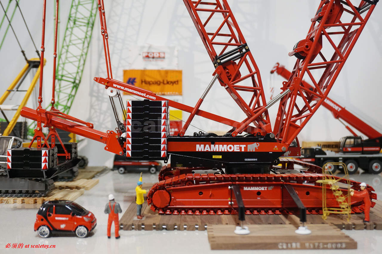 比例模型玩具天地 » [IMC]1:50 MAMMOET DEMAG CC 2800-1 德马格600T履带式起重机 荷兰猛犸象涂装（2023 ...