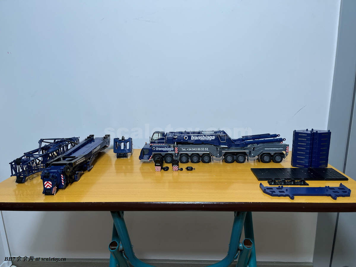 比例模型玩具天地 » [NZG] 1/50 LIEBHERR LTM11200 Transbiaga 详评and感想随笔