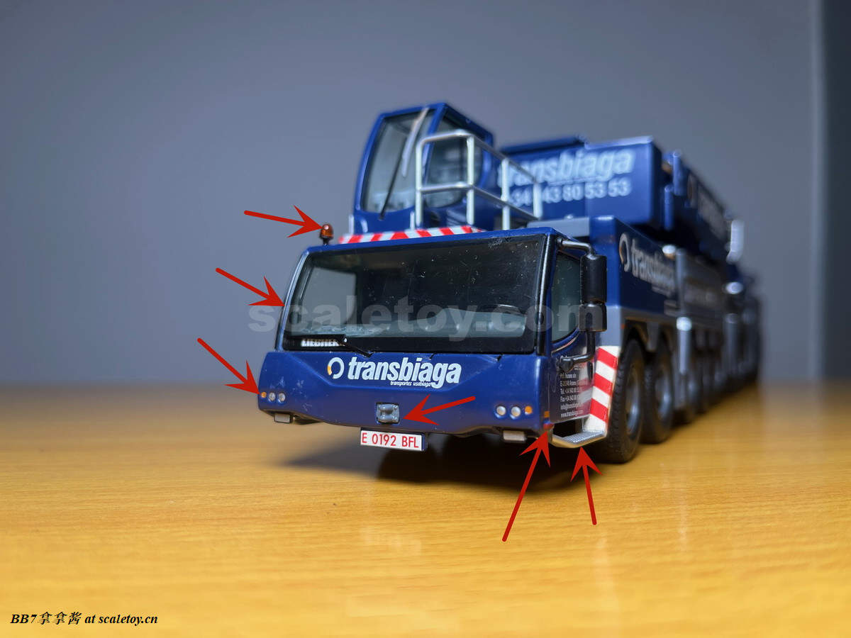 比例模型玩具天地 » [NZG] 1/50 LIEBHERR LTM11200 Transbiaga 详评and感想随笔