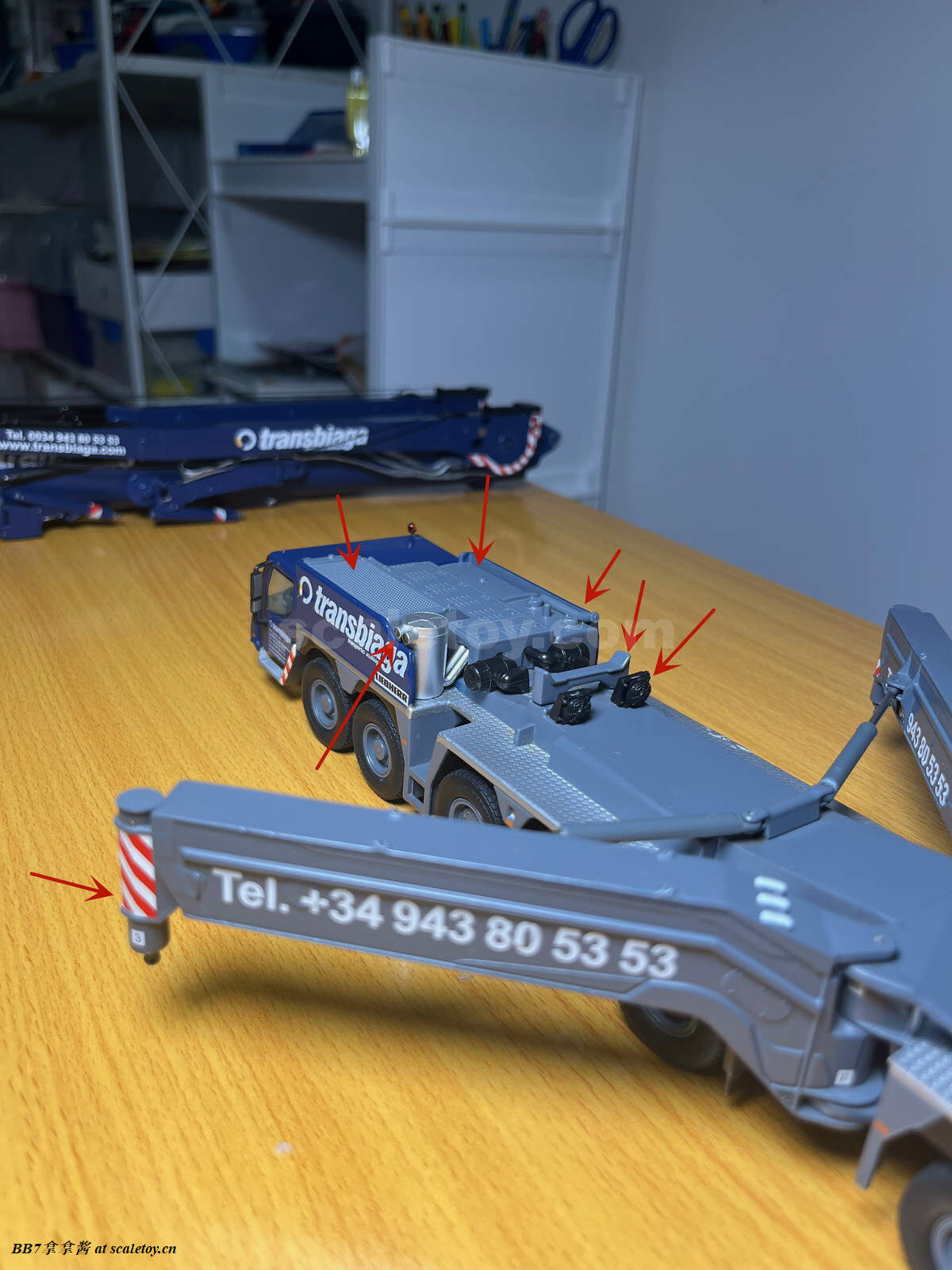 比例模型玩具天地 » [NZG] 1/50 LIEBHERR LTM11200 Transbiaga 详评and感想随笔