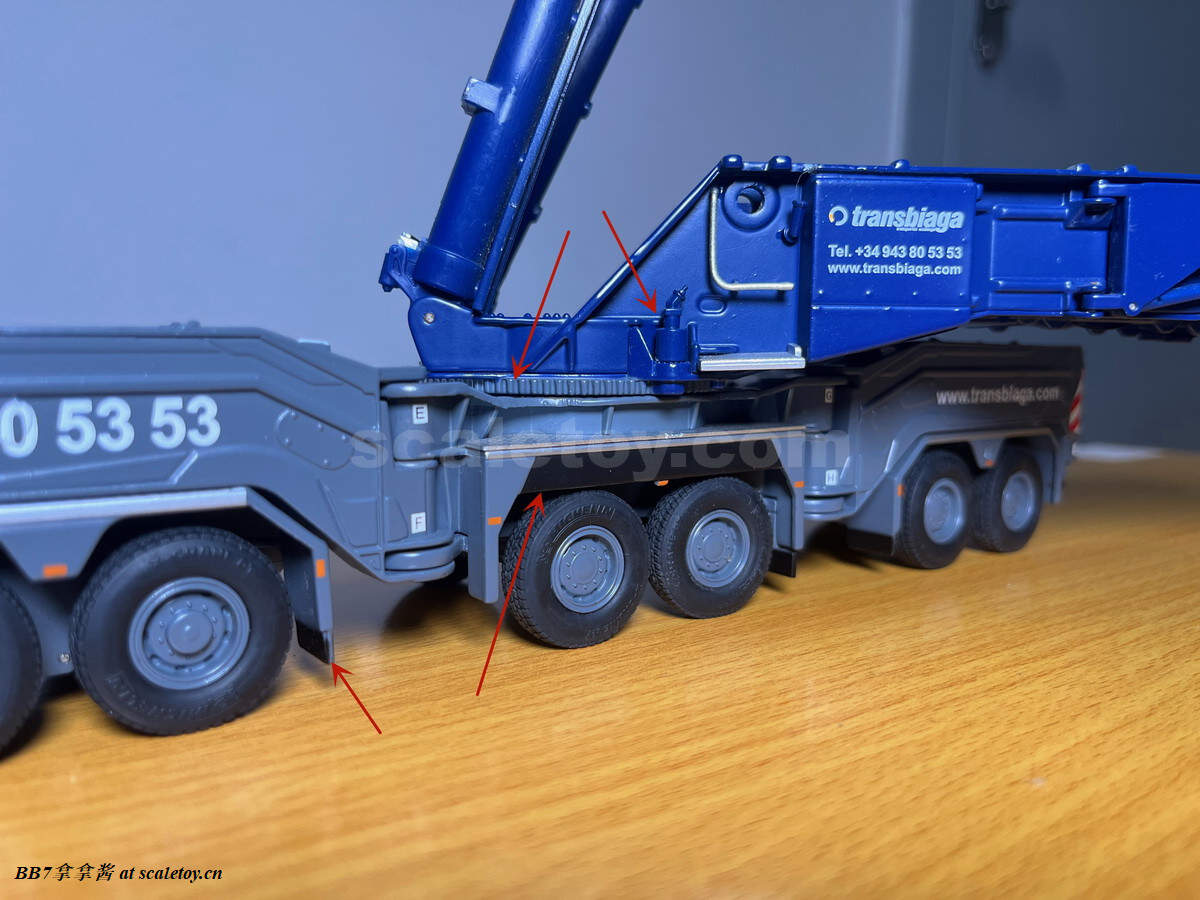 比例模型玩具天地 » [NZG] 1/50 LIEBHERR LTM11200 Transbiaga 详评and感想随笔
