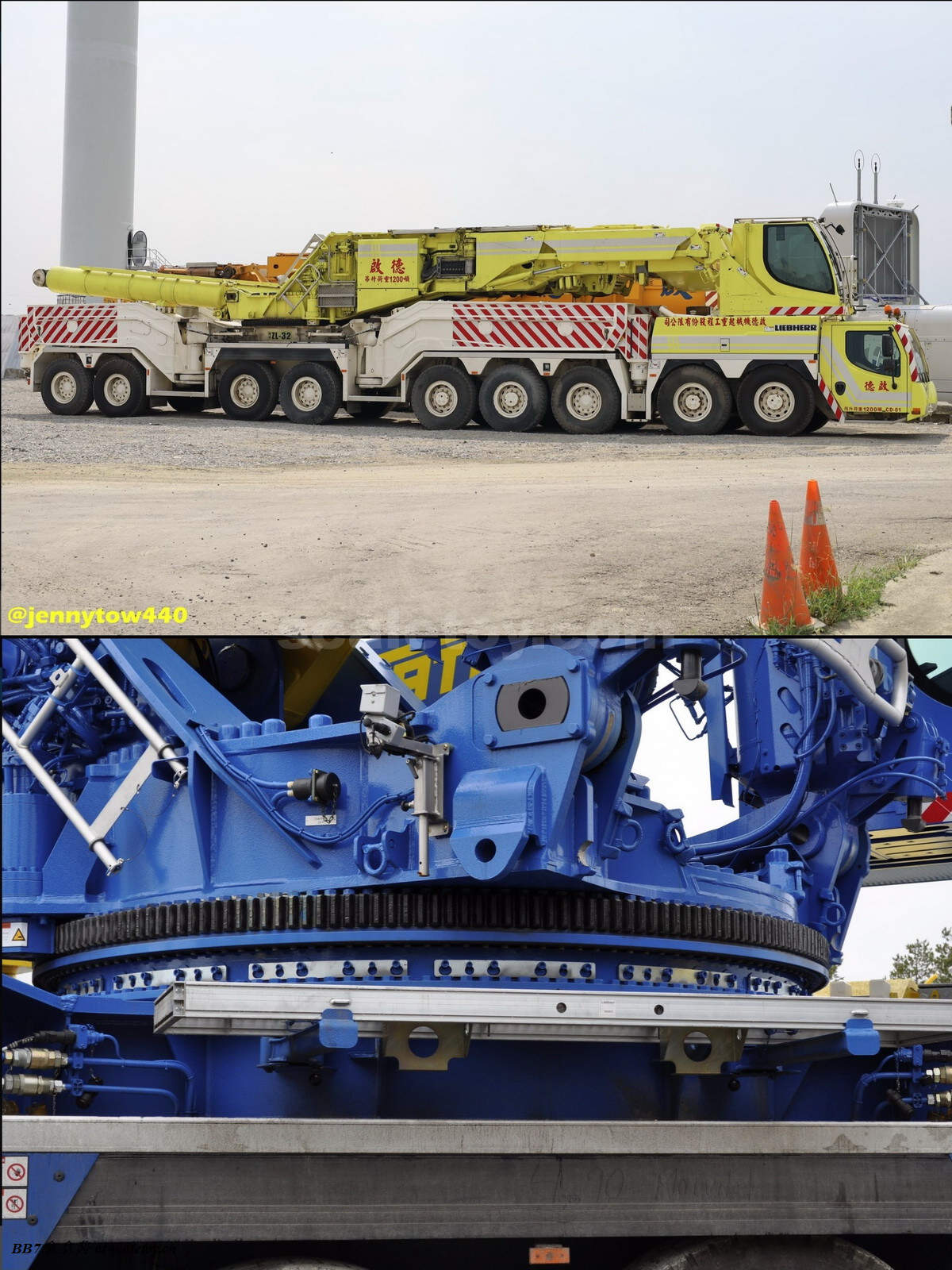 比例模型玩具天地 » [NZG] 1/50 LIEBHERR LTM11200 Transbiaga 详评and感想随笔