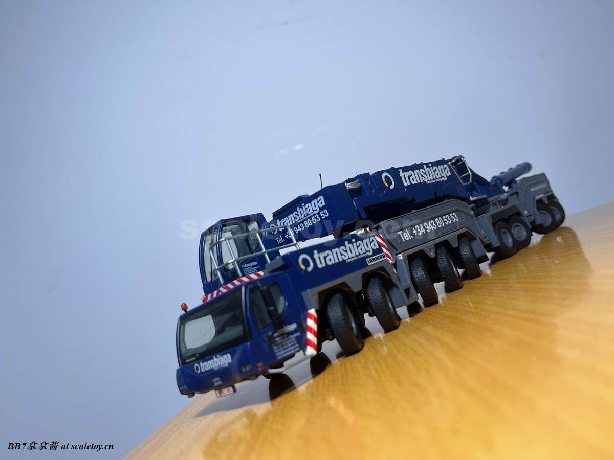 比例模型玩具天地 » [NZG] 1/50 LIEBHERR LTM11200 Transbiaga 把玩小剧场