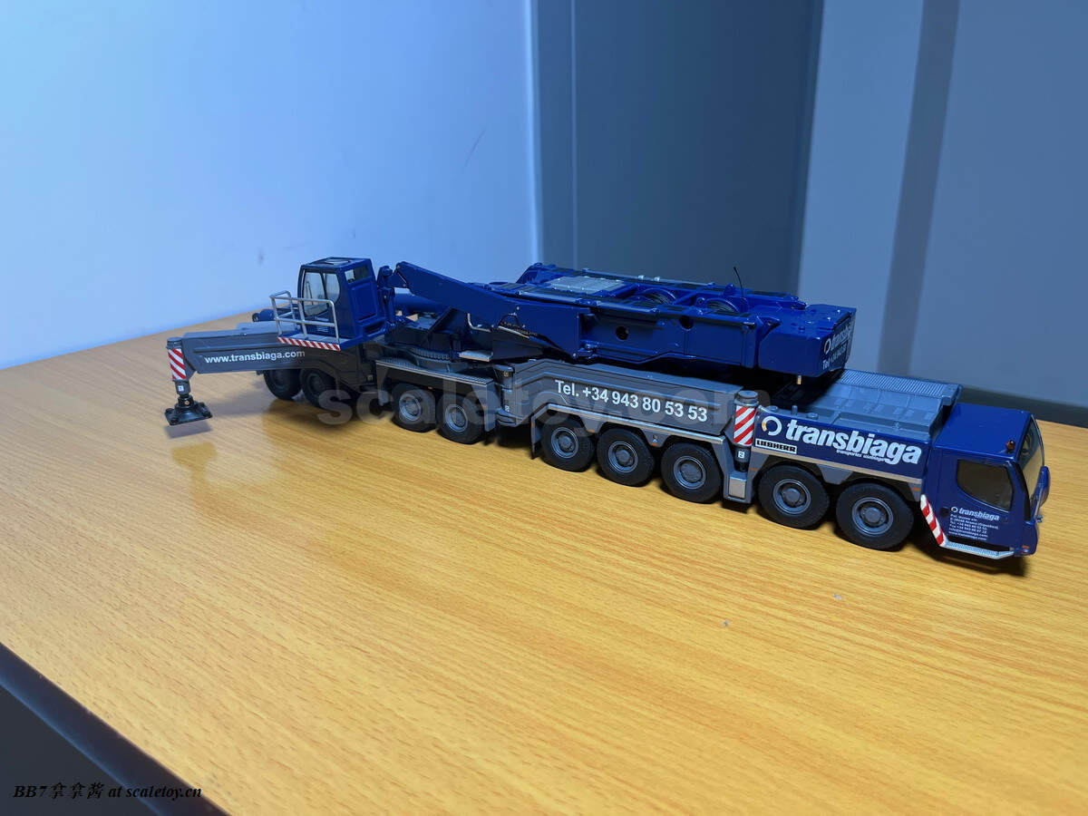 比例模型玩具天地 » [NZG] 1/50 LIEBHERR LTM11200 Transbiaga 把玩小剧场