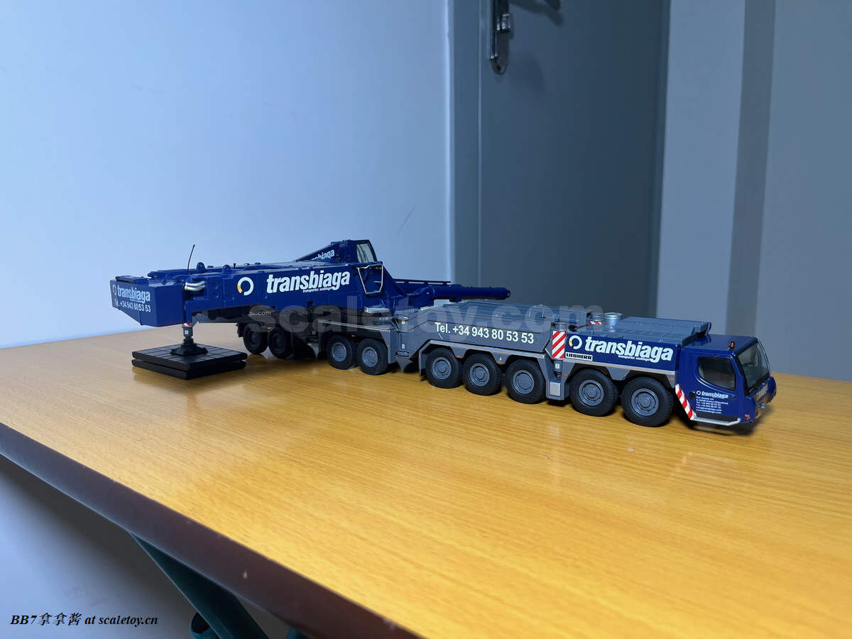比例模型玩具天地 » [NZG] 1/50 LIEBHERR LTM11200 Transbiaga 把玩小剧场