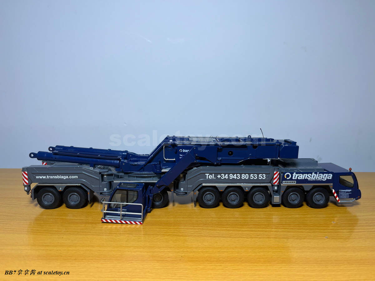 比例模型玩具天地 » [NZG] 1/50 LIEBHERR LTM11200 Transbiaga 把玩小剧场
