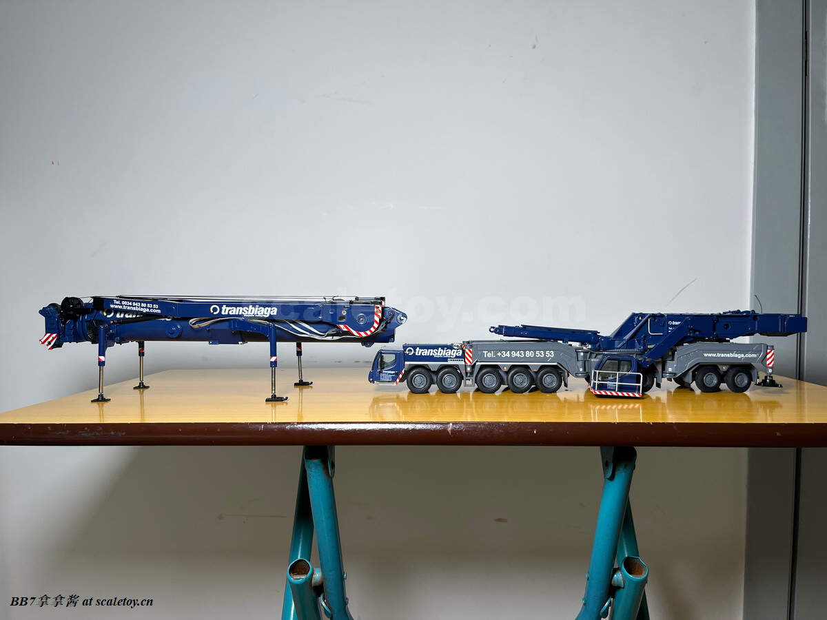 比例模型玩具天地 » [NZG] 1/50 LIEBHERR LTM11200 Transbiaga 把玩小剧场