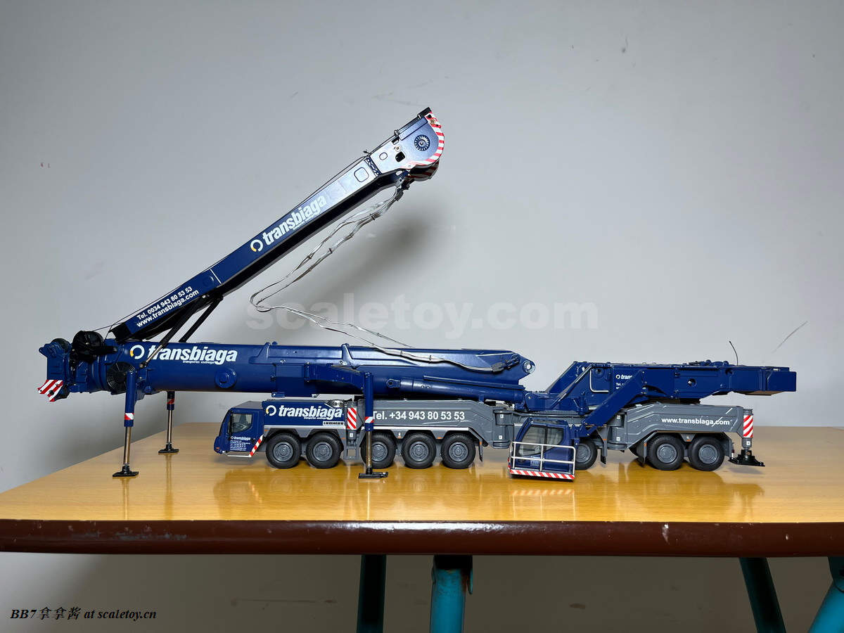 比例模型玩具天地 » [NZG] 1/50 LIEBHERR LTM11200 Transbiaga 把玩小剧场