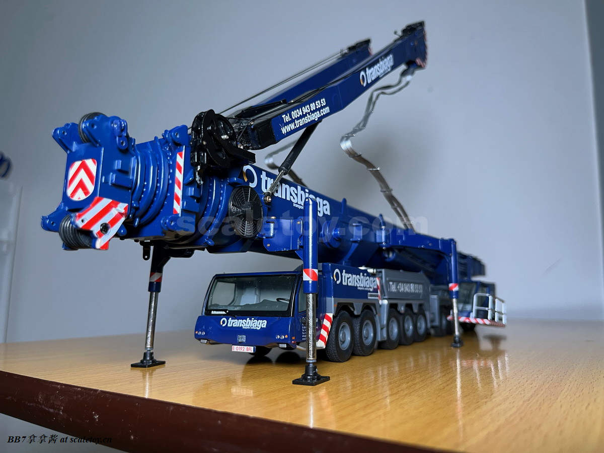 比例模型玩具天地 » [NZG] 1/50 LIEBHERR LTM11200 Transbiaga 把玩小剧场