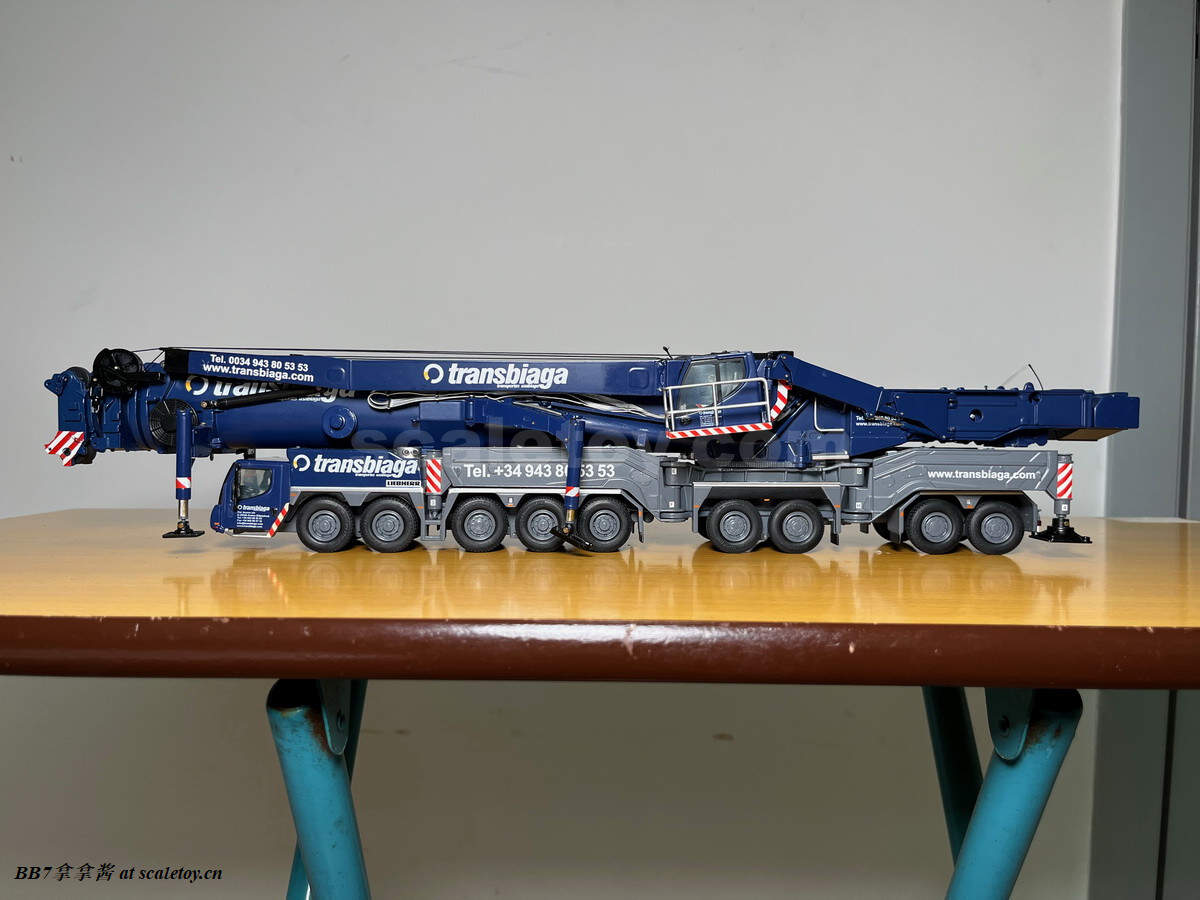 比例模型玩具天地 » [NZG] 1/50 LIEBHERR LTM11200 Transbiaga 把玩小剧场