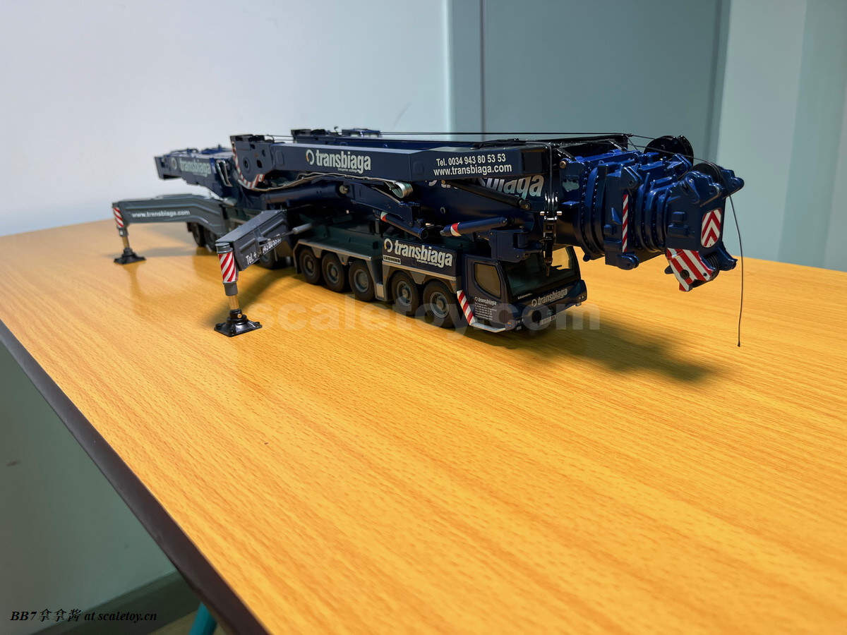 比例模型玩具天地 » [NZG] 1/50 LIEBHERR LTM11200 Transbiaga 把玩小剧场