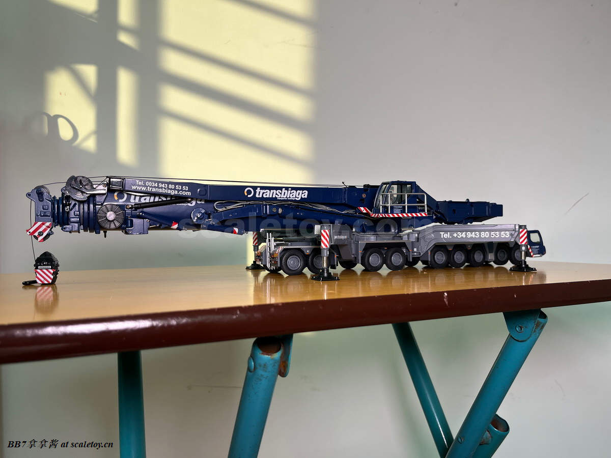 比例模型玩具天地 » [NZG] 1/50 LIEBHERR LTM11200 Transbiaga 把玩小剧场