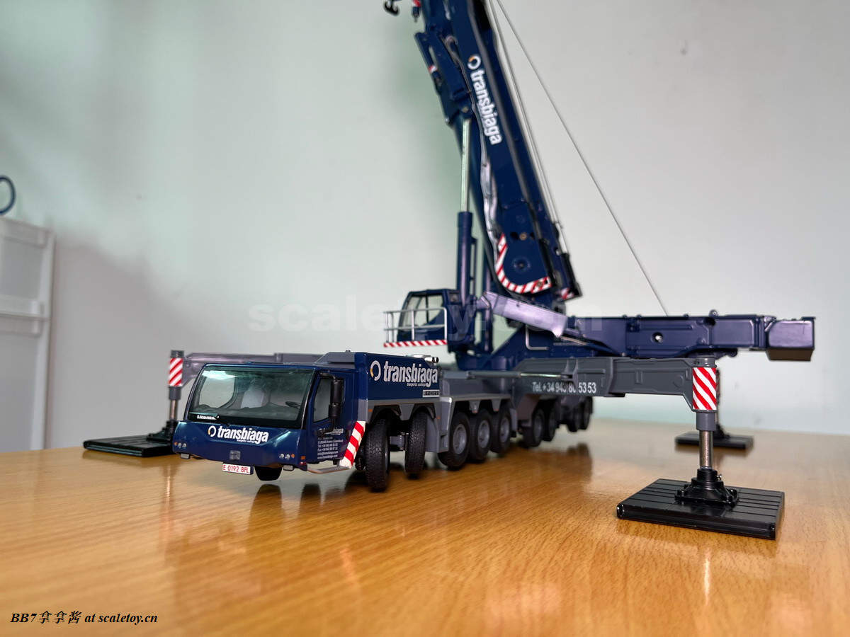 比例模型玩具天地 » [NZG] 1/50 LIEBHERR LTM11200 Transbiaga 把玩小剧场