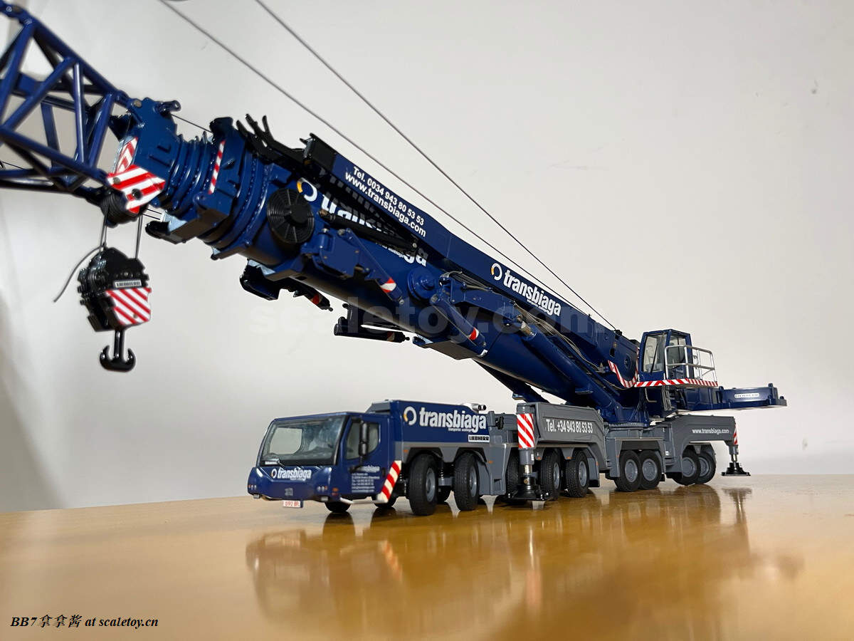 比例模型玩具天地 » [NZG] 1/50 LIEBHERR LTM11200 Transbiaga 把玩小剧场